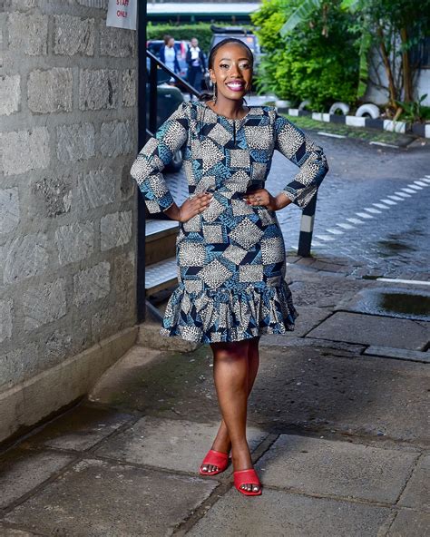 Modern Kitenge Dresses Designs For Ladies 2024 Style2 T