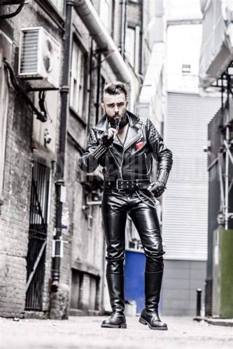 Black Leather Biker Jacket Photo Black Leather Biker Jacket Photo