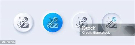 판매 선물 상자 라인 아이콘입니다 쇼핑 할인 표시 선 아이콘 벡터 3차원 형태에 대한 스톡 벡터 아트 및 기타 이미지 3차원 형태 가격 고급 Istock