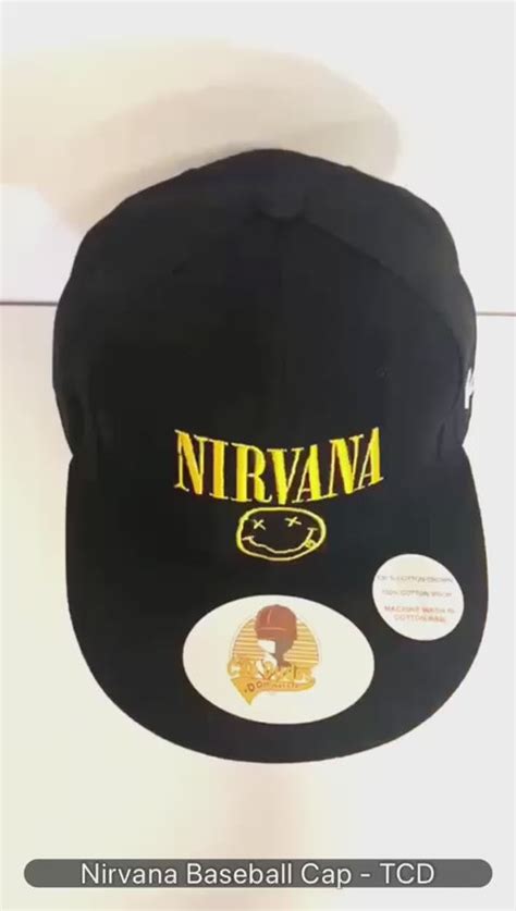 Nirvana Baseball Hat Music Band Cap 9fifty Snapback Style Tcd The Cap Dudes