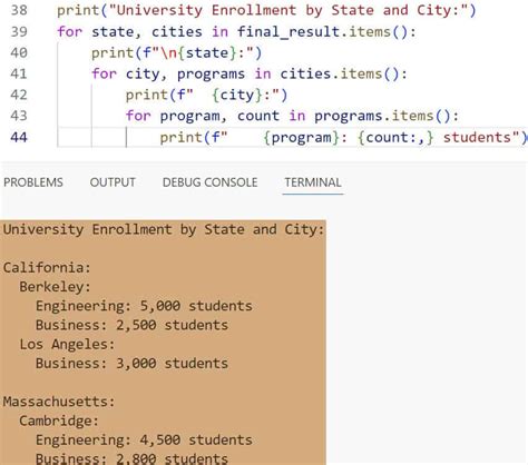 Python Generating Nested Dictionary Key Error