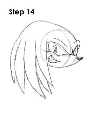 How To Draw Knuckles Disney Drawing Tutorial Drawings How To Draw Sonic