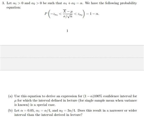 Solved 3 Let α10 And α20 Be Such That α1α2α We Have