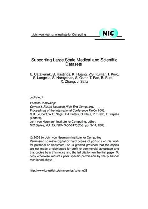 pdf supporting large scale medical and scientific datasets tony pan