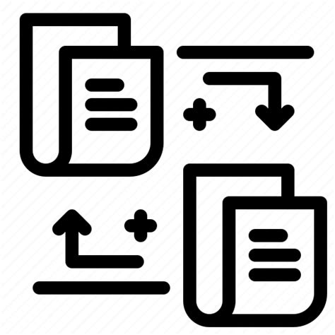 Document Files Transfer Icon