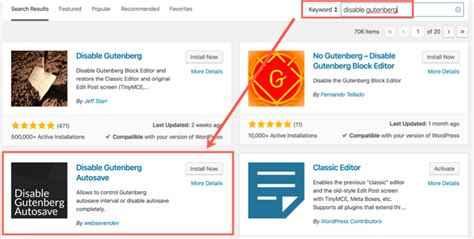 How To Disable Autosave In Wordpress Gutenberg Editor Webnots