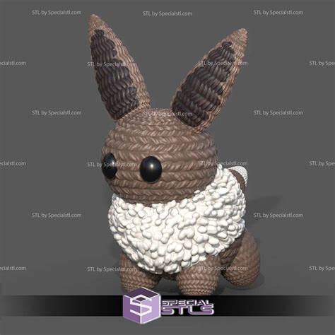 Crochet Eevee Color 3d Print Specialstl