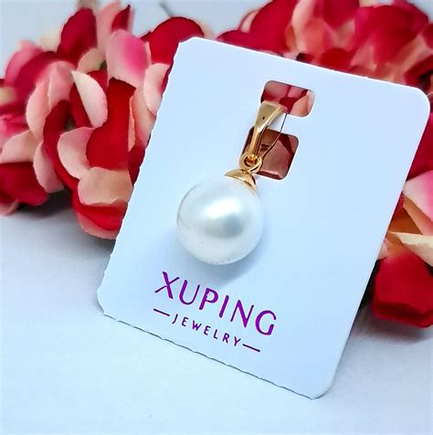 Кулон жемчужина Xuping Медицинское золото Id 1016781841 цена 135
