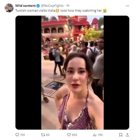 Woman Visit India And Found Indian Men Keep Watching Her Hope She