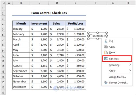 How To Insert And Use Excel Form Control Exceldemy