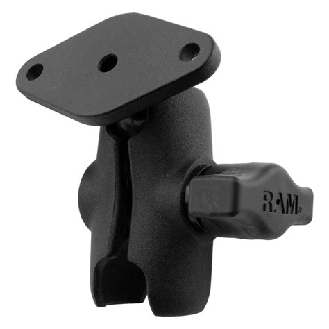 Ram® Double Socket Arm With Diamond Plate B Size Short Ram Mounts Uk