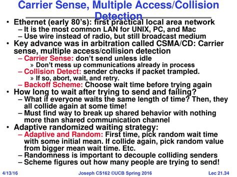 Cs162 Operating Systems And Systems Programming Lecture 21 Distributed