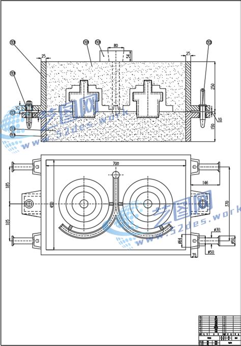 端盖类机械模具设计铸造工艺结构说明书CAD图纸C20600 艺图网
