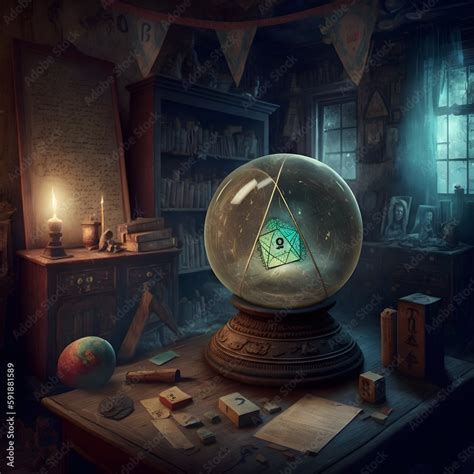 Un Cabinet De Curiosit Avec Un Ouija Une Main Divinatoire Des Runes Des