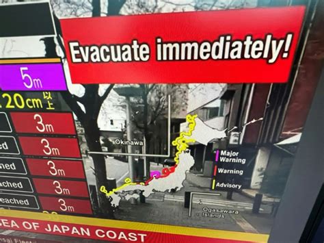 Major Japan Quake Triggers Tsunami Waves Residents Told To Run