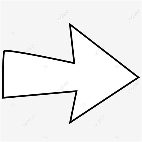 An Arrow Pointing To The Right With No Background Arrows Black And