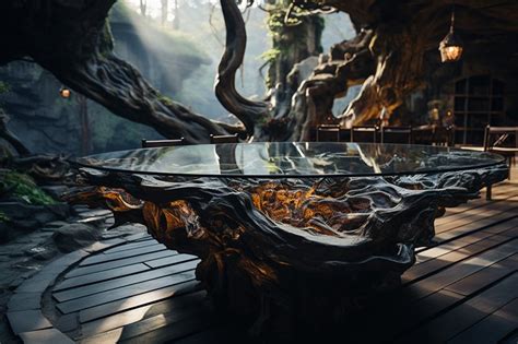 Root Table A Fusion Of Nature And Artistry