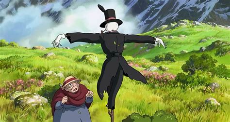 Howl S Moving Castle Sophie Meets Turnip Head Studio Ghibli Movies