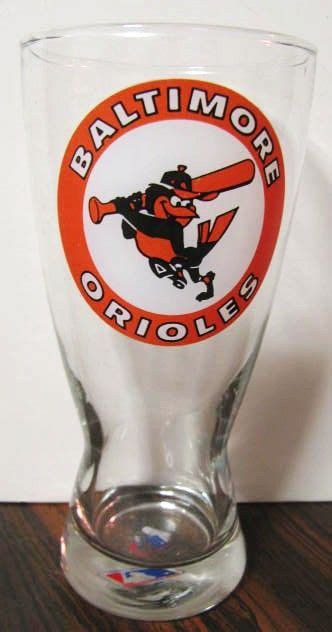Lot Detail Vintage Baltimore Orioles Large Drinking Glass