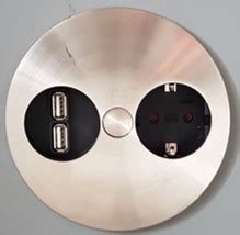 Twist 1 stk strøm og dobbel USB lader Ergoline