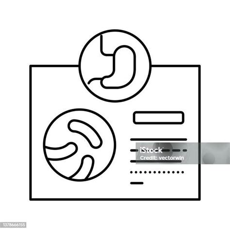 처방 프로바이오틱스 라인 아이콘 벡터 일러스트레이션 문제에 대한 스톡 벡터 아트 및 기타 이미지 문제 미생물학 박테리아 Istock