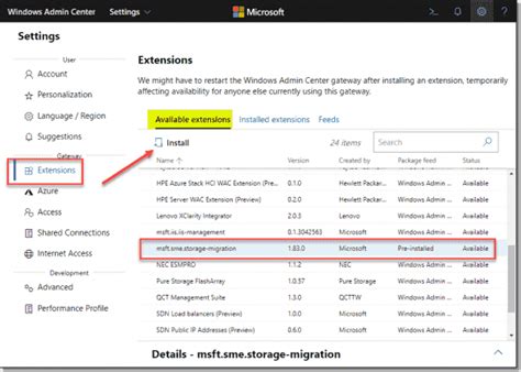 Windows Server Storage Migration Service Sysops