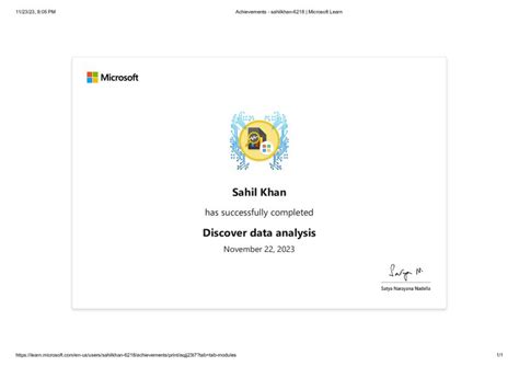 Unlocked Data Analysis Badge On Microsoft Learn Sahil Khan Posted On The Topic Linkedin