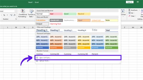 Using Cell Styles Datalitico