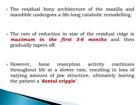 Residual Ridge Resorption Pptx
