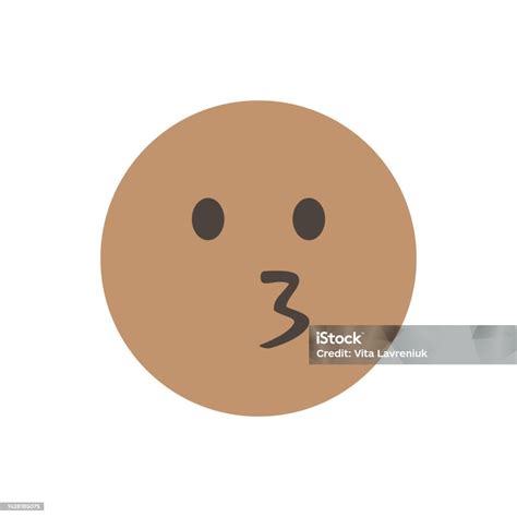 웃는 눈빛에 키스하기 벡터 일러스트레이션 현실적인 이모티콘 웹용 3d 이모티콘 벡터 이모티콘 Ui 인터페이스용 Brand