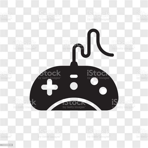 遊戲控制器向量圖示隔離在透明背景下 遊戲控制器透明徽標設計向量圖形及更多brand Name Video Game圖片 Brand
