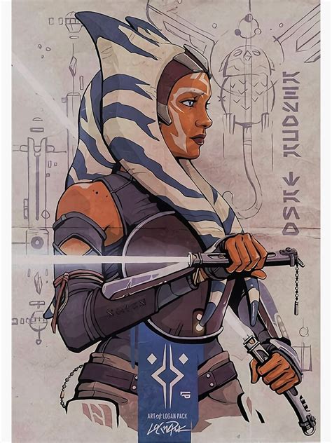Rebels Clone Wars Ahsoka Tano Poster By Corriejguitari Redbubble