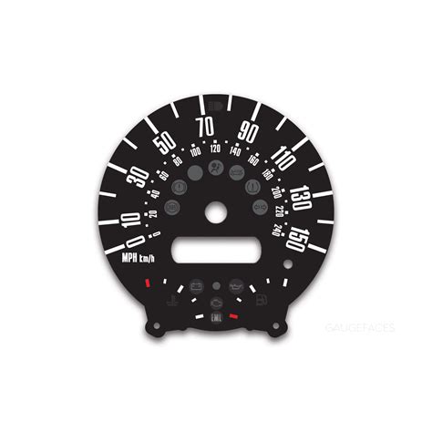 Mini One Cooper S R50 52 53 Cluster Gauge Face Speedometer 150