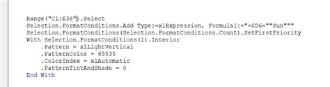 Excel How To Make A For Loop To Apply Conditional Formating Stack Overflow