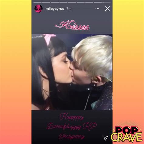 Katy Perry Kissing Miley