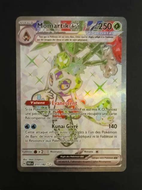 Carte PokÉmon Momartik Ex 217182 Faille Paradoxe Ev04 Fr Neuf Eur