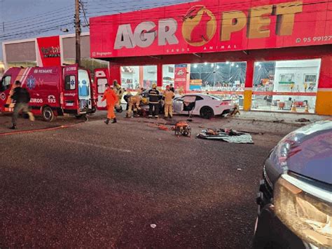 Fotos mostram destruição em grave acidente que matou fisiculturista e