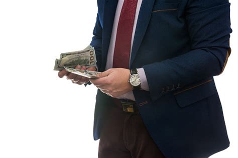 우리에게 달러 지폐를 들고 양복을 입은 사업가 흰색에 고립 개념에 대한 스톡 사진 및 기타 이미지 개념 건강한 생활방식