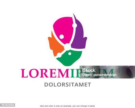 생각 하는 과학 템플릿 디자인 벡터 상징 디자인 컨셉 창조적인 기호 아이콘 Lorem Ipsum에 대한 스톡 벡터 아트 및 기타 이미지 Lorem Ipsum 개념