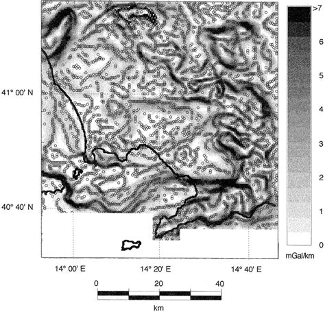 Campanian Plain Gravity Field Horizontal Derivative Map And Source Download Scientific Diagram