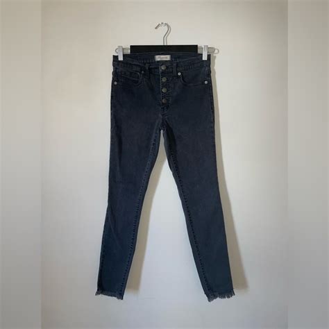 Madewell Jeans Madewell 9 High Rise Black Skinny Jeans Poshmark