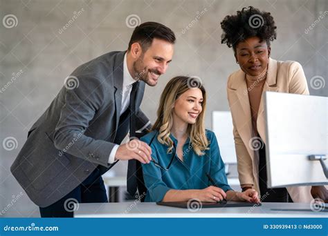 Group Of Diverse Multiethnic Business People And Software Developers