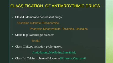 Antiarrythmic Drugs Pptx Heart And Cardiovascular Diseases Diseases And Conditions