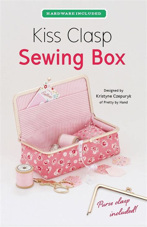 Kiss Clasp Sewing Box Kit Sewing Pattern From Zakka Workshop Brand New