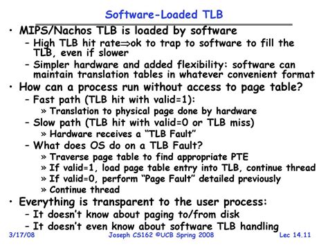 Cs162 Operating Systems And Systems Programming Lecture 14 Caching And