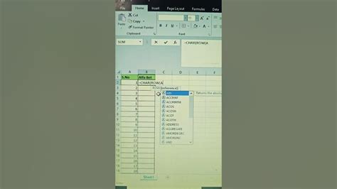 How To Use Alfa Bet Series Formula In Excel Mts All Teach Chart