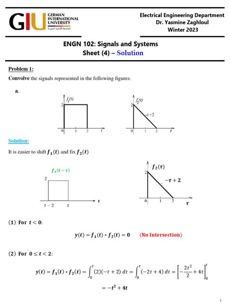 Worksheet Solution 4 Pdf Engineering
