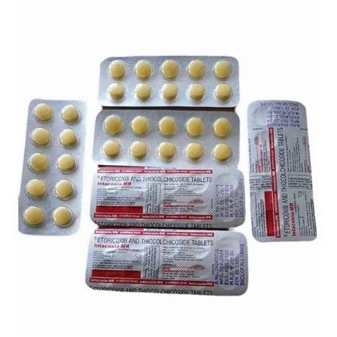 Intacoxia MR Etoricoxib Thiocolchicoside Tablets At 1340 Box In