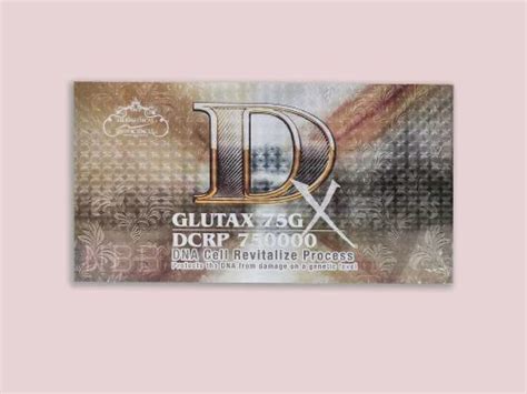 Glutax 75gx Dcrp 750000 Dna Cell Revitalize 14 Sessions Injection For