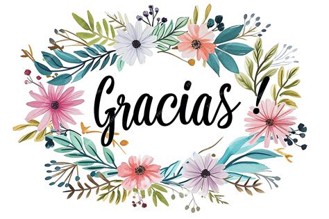 Premium Photo A Gracias Floral Wreath